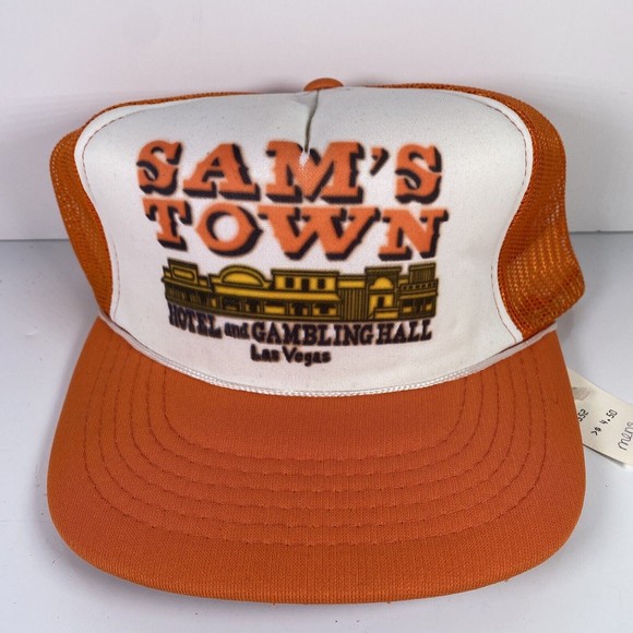 Unbranded | Accessories | Vintage Sams Town Hotel Gambling Hall Trucker ...